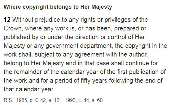 Crown copyright in Canada – Amanda Wakaruk